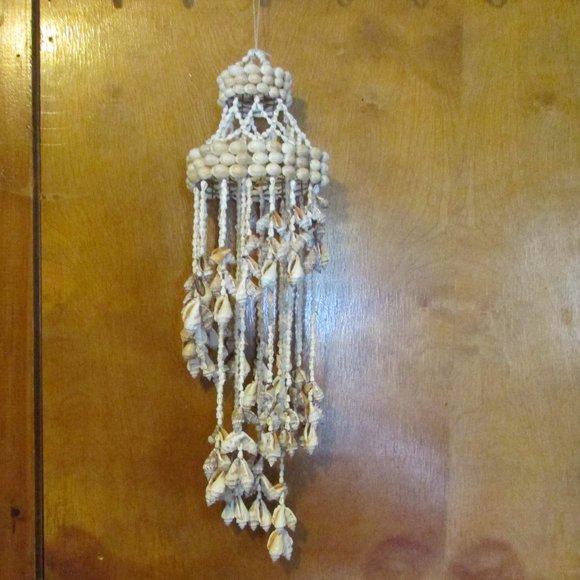 Accents | Vintage Sea Shell Wind Chime Nautical Summer Beach Porch ...